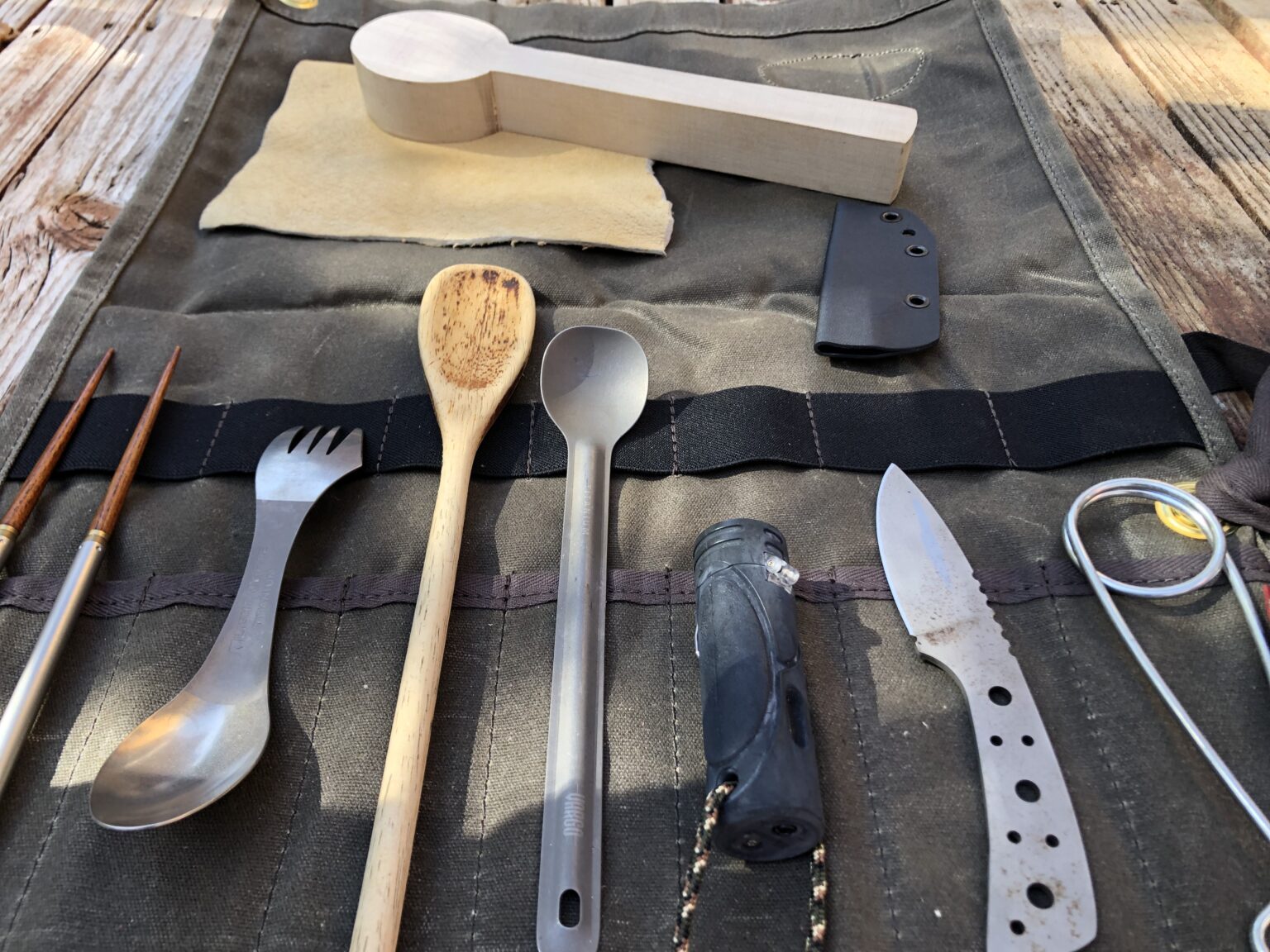 Frost River Tool Roll Cook Kit Part 2 – Serat Bushcraft
