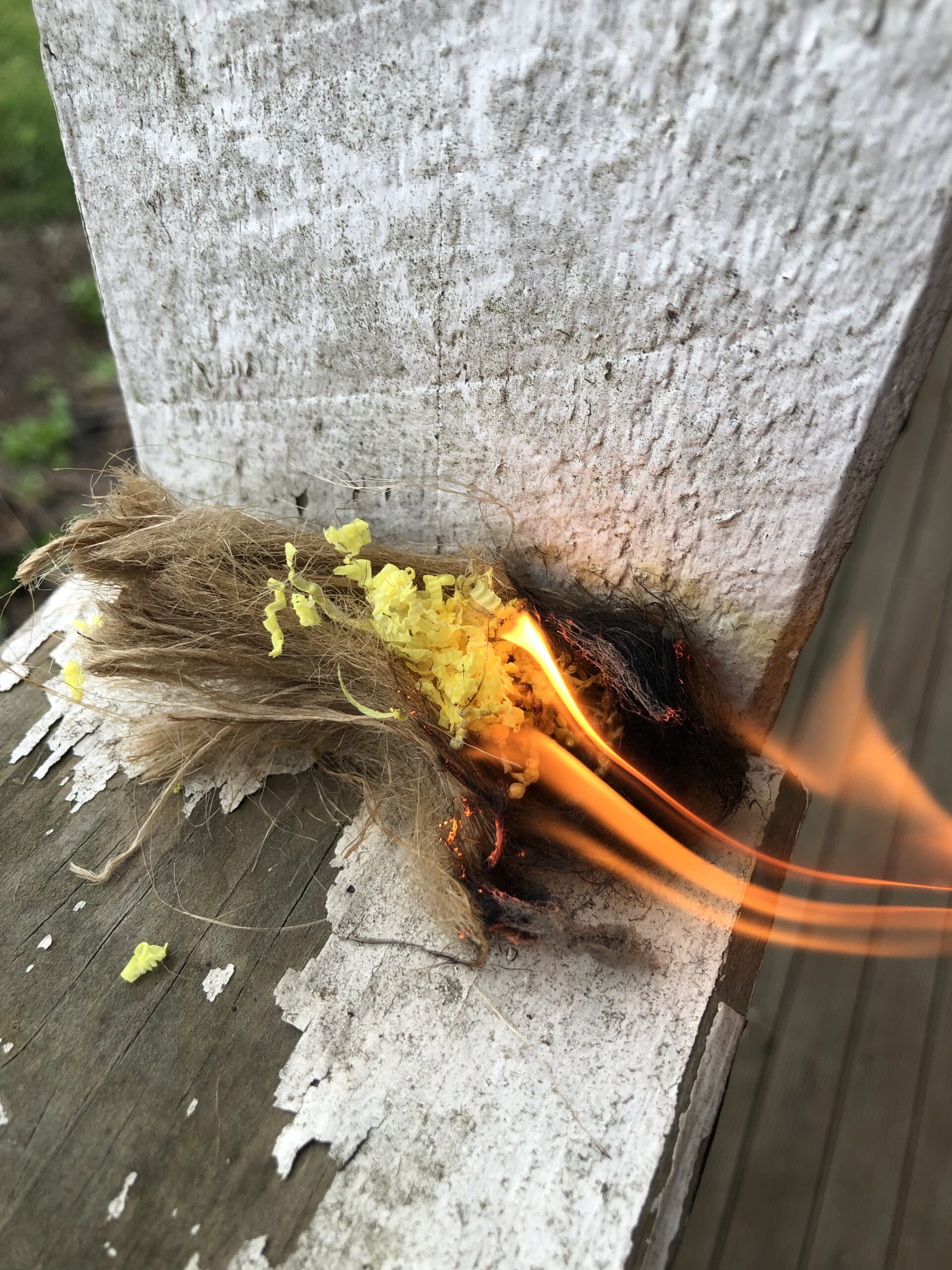 Emergency Plastic Tent Peg Stake Fire Lighter – Serat Bushcraft